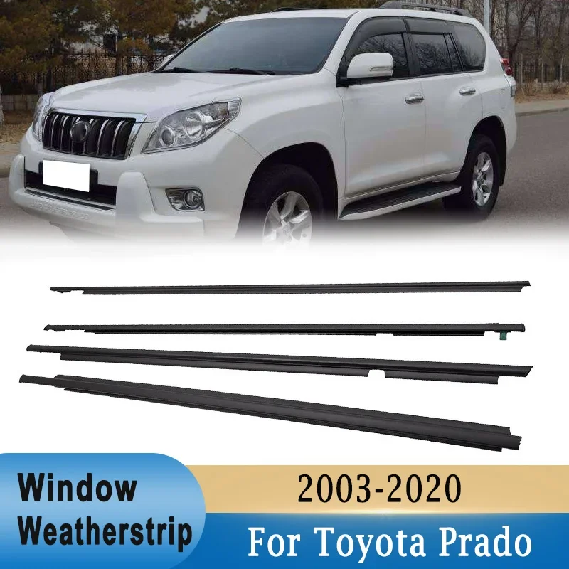 For-Toyota-Prado-2003-2009-2010-2020-Window-Weatherstrips-Rubber-Front ...