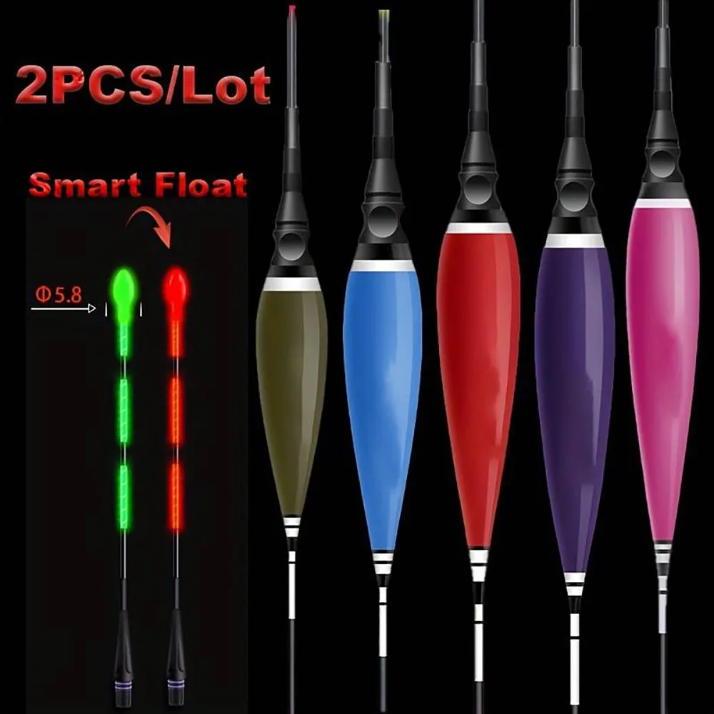 2Pcs-Smart-Fishing-Electronic-Float-LED-Luminescent-Electronic-Light ...