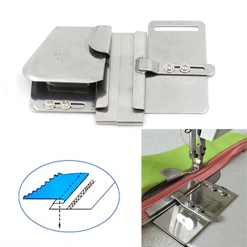 Industrial-Sewing-Machine-Zipper-Guide-Device-Sewing-Seam-Guide-Tool ...