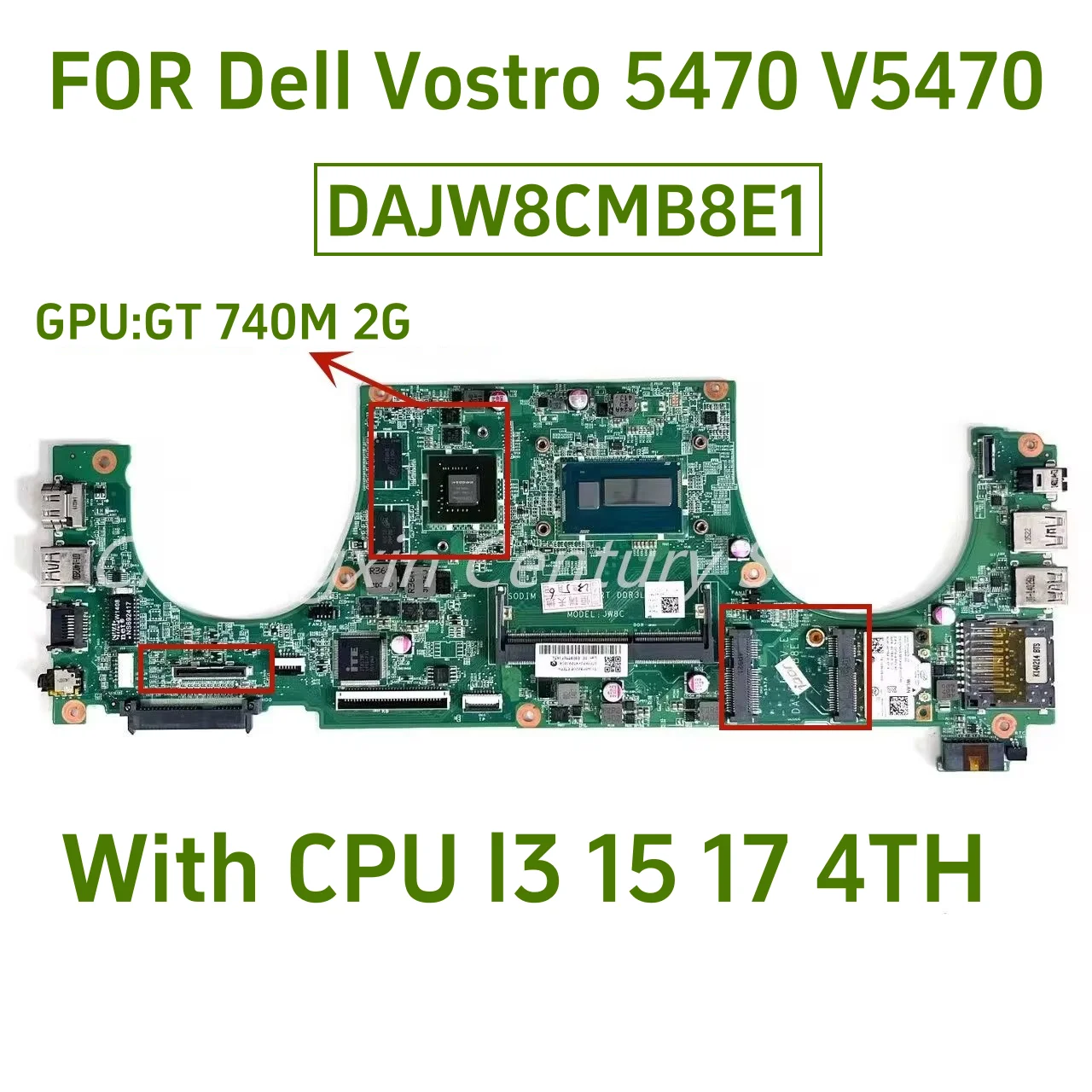 DAJW8CMB8E1-is-suitable-for-DELL-Vostro-5470-V5470-laptop-motherboard ...