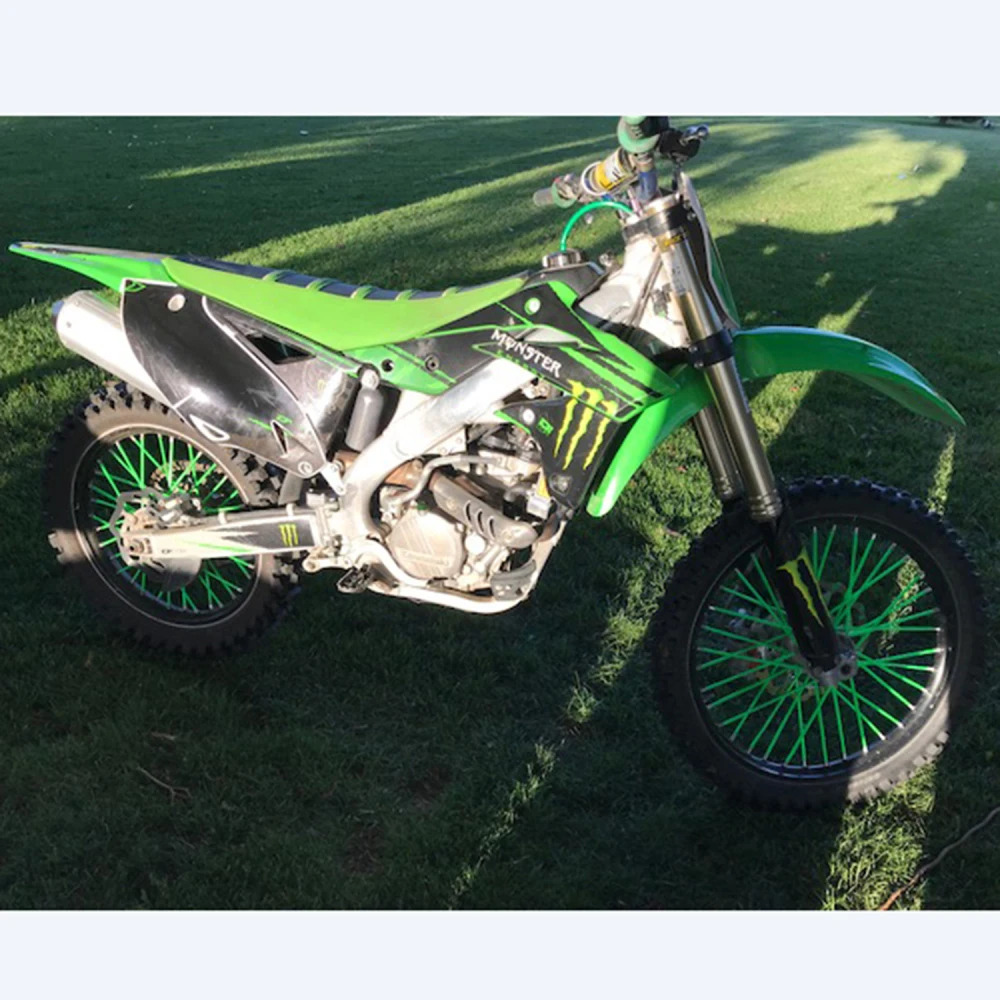 72-PCS-Mototrcycle-Universal-Dirt-Bike-Wheel-Spoke-Skins-Enduro-Off ...