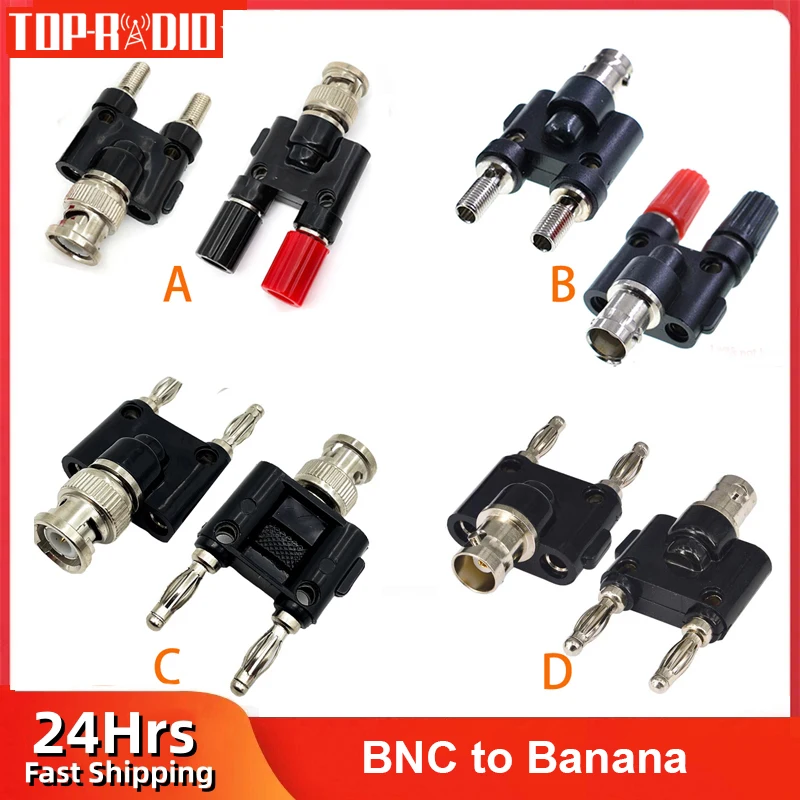 Q9-BNC-Banana-to-Dual-4mm-Banana-Male-Female-Jack-Adapter-Coaxial ...