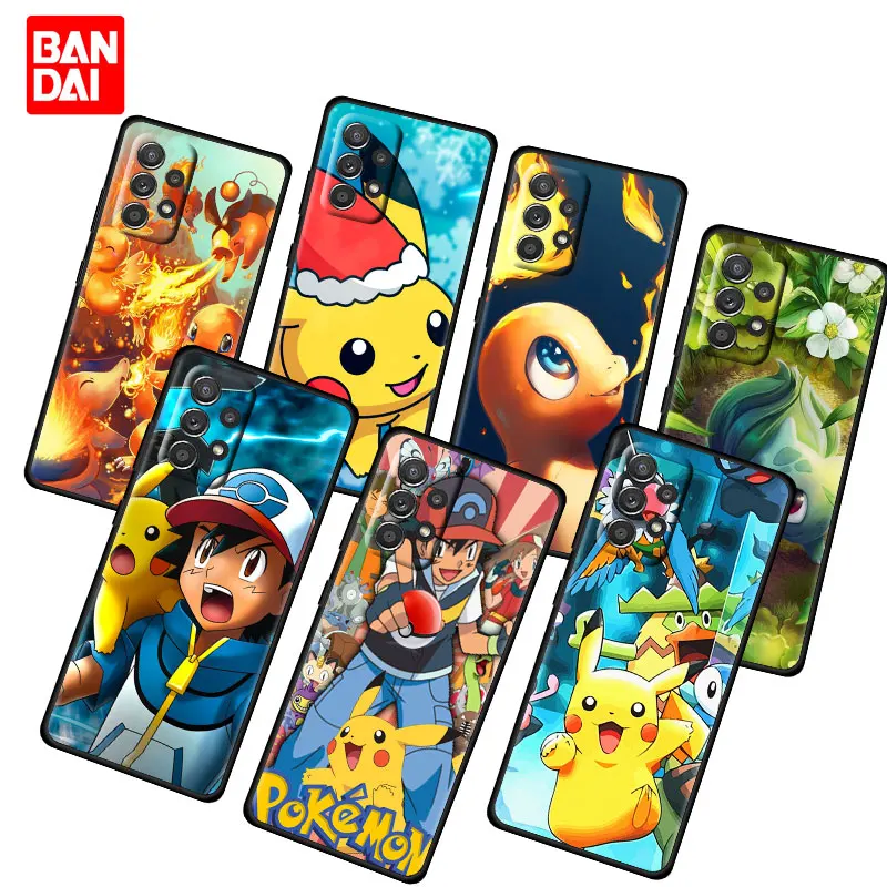 Pokemon Characters Pokeball Case for Samsung Galaxy A03 A13 A31 A51 A50 ...