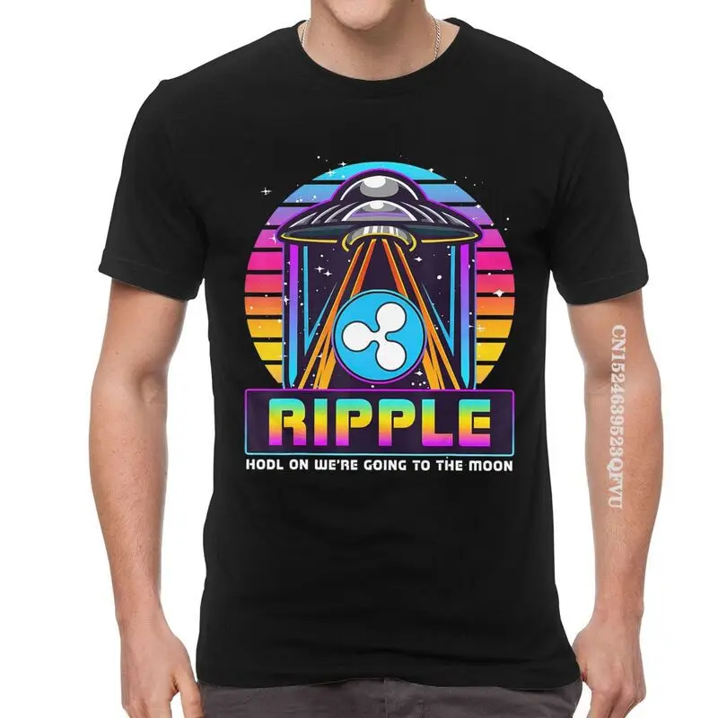 Men-s-Ripple-XRP-HODL-On-We-Are-Going-To-The-Moon-T-Shirts-Vaporwave ...