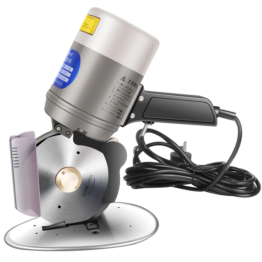 350W-125MM-Electric-Round-Knife-Cutting-Machine-Electric-Cloth-Leather ...