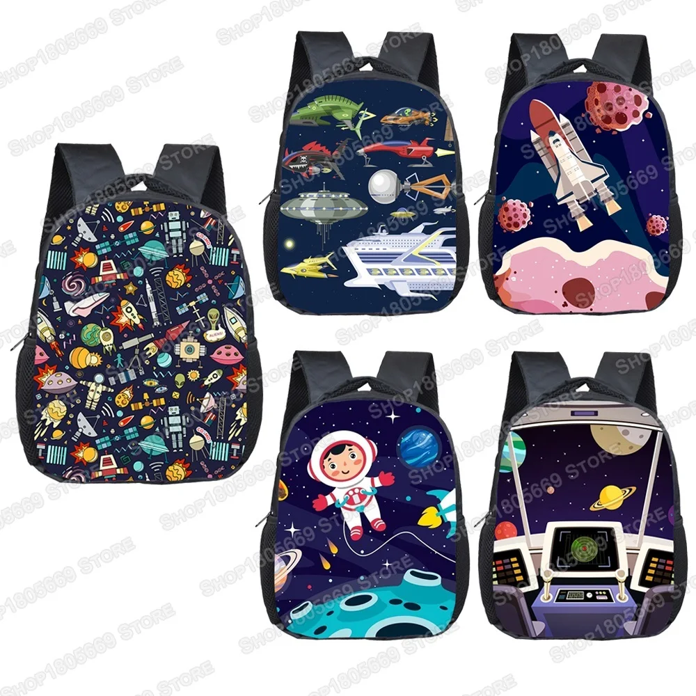 12 Inch Aliens Spaceship Pilot Backpack for 2-4 Years Old Space ...