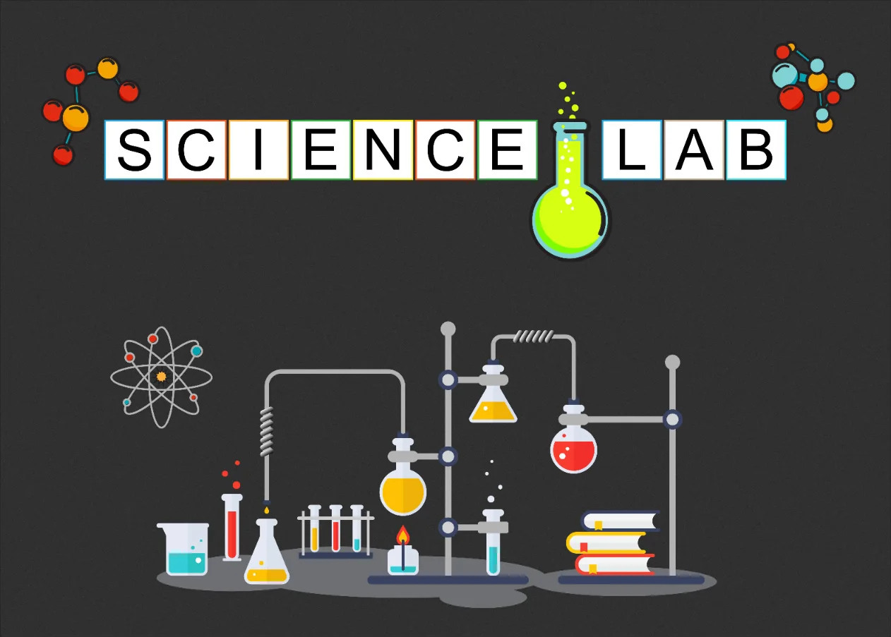 Science Lab Backdrop