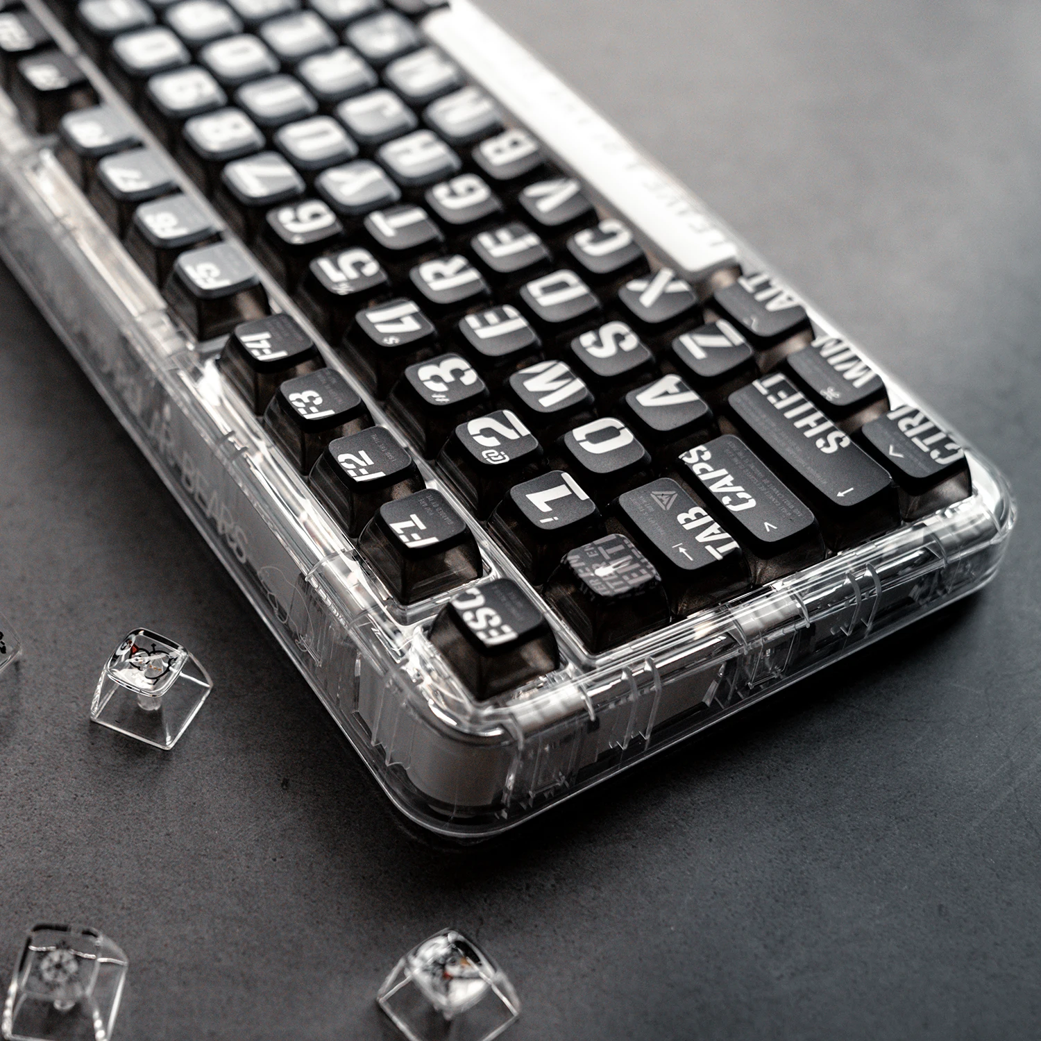 Key-Cerberus-Keycap-Set-120key-PBT-Custom-Pudding-Translucent-Keyboard ...