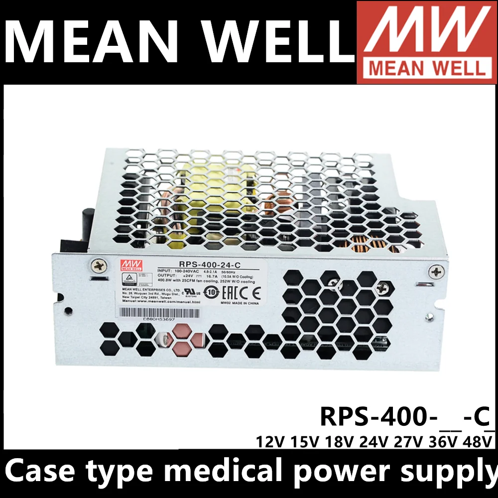 MEAN WELL RPS-400-12-C RPS-400-15-C RPS-400-18-C RPS-400-24-C RPS-400 ...