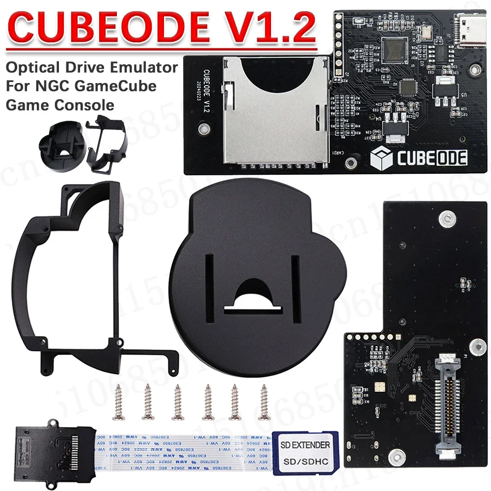 CUBEODE V1.2 Optical Drive Emulator Board No SD2SP2/SDGecko Required ...