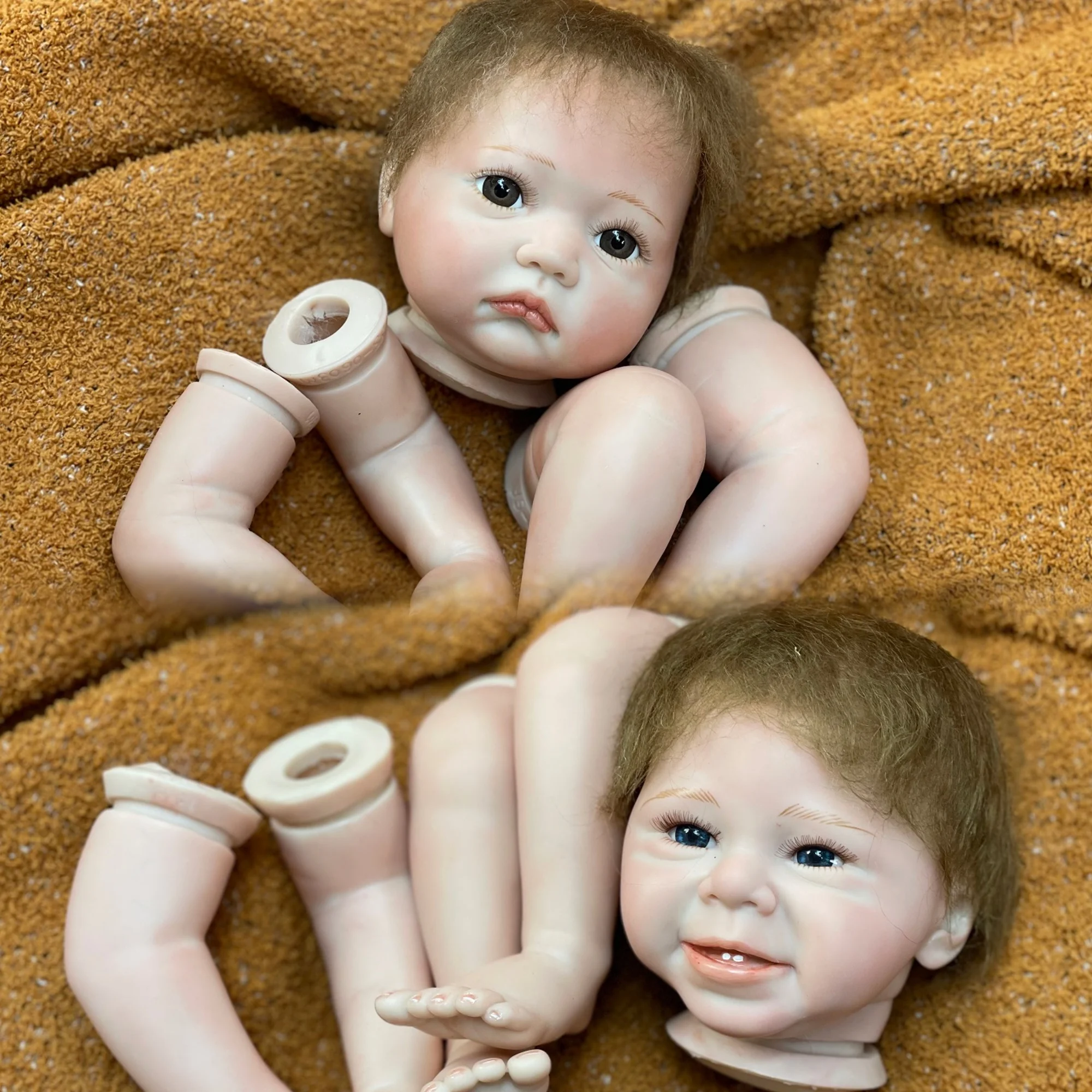 18-20Inch-Open-Eyes-Kit-Reborn-With-Rooted-Hair-Unassembled-DIY-Reborn ...
