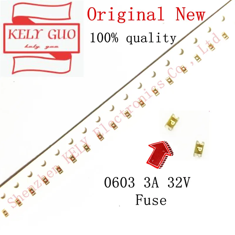 (10-100pcs) Littelfuse 0603 3A SMD SMF Fuse 32V Very Fast Acting ...
