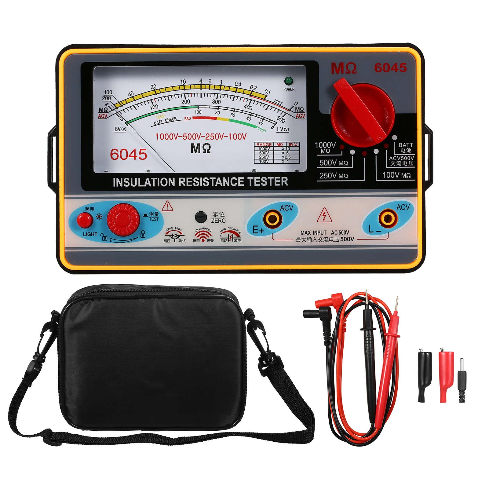 Insulation-Resistance-Meter-Digital-Ohmmeter-Insulation-Tester ...