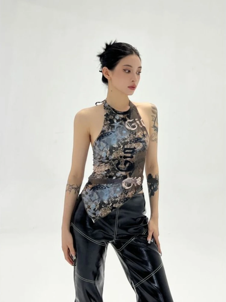 Japanese-Bandage-Bow-Halter-Tank-Tops-Irregular-Slim-Sexy-Harajuku ...