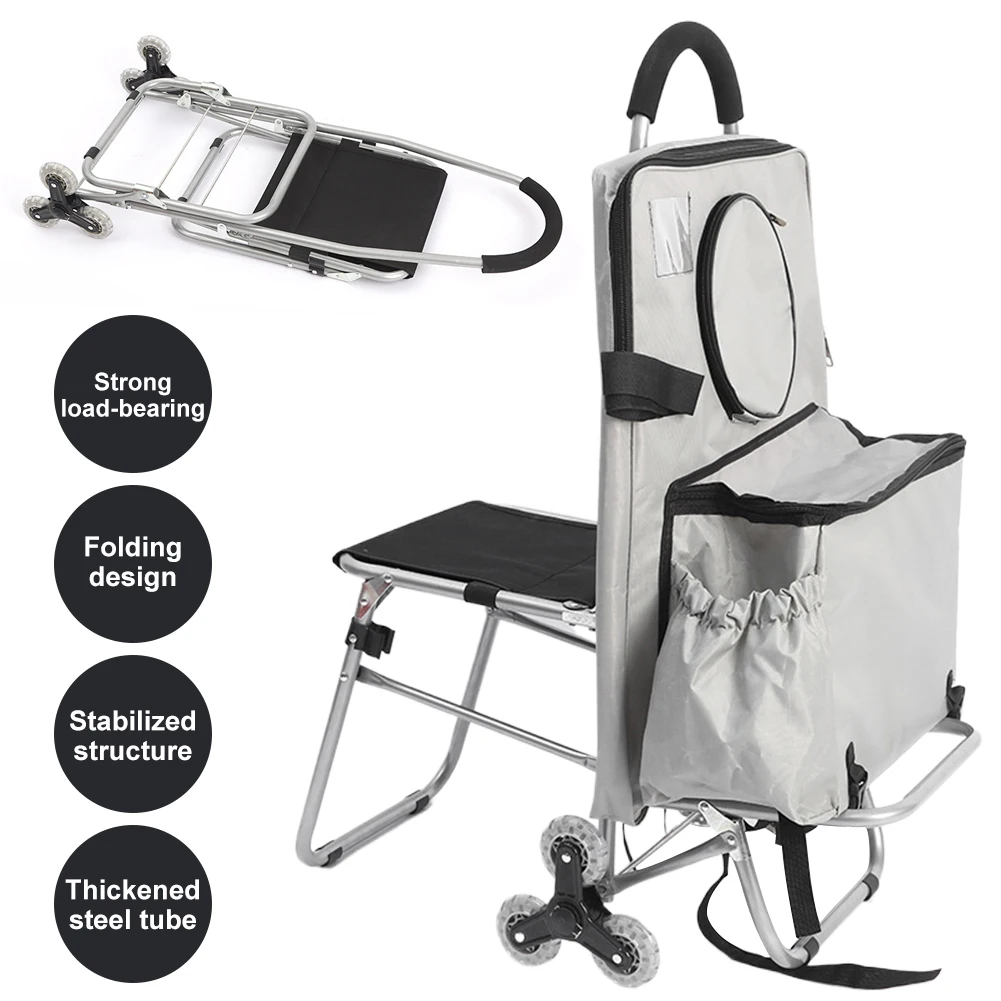 Multifunctional-Easel-Trolley-Portable-Shopping-Cart-Trolley-Hand-Cart ...