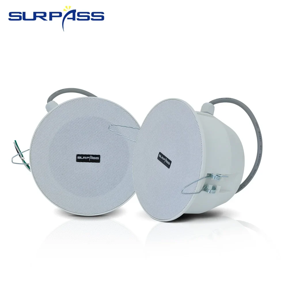 Mini-Waterproof-Ceiling-Speaker-100V-Stereo-Sound-Passive-Outdoor ...