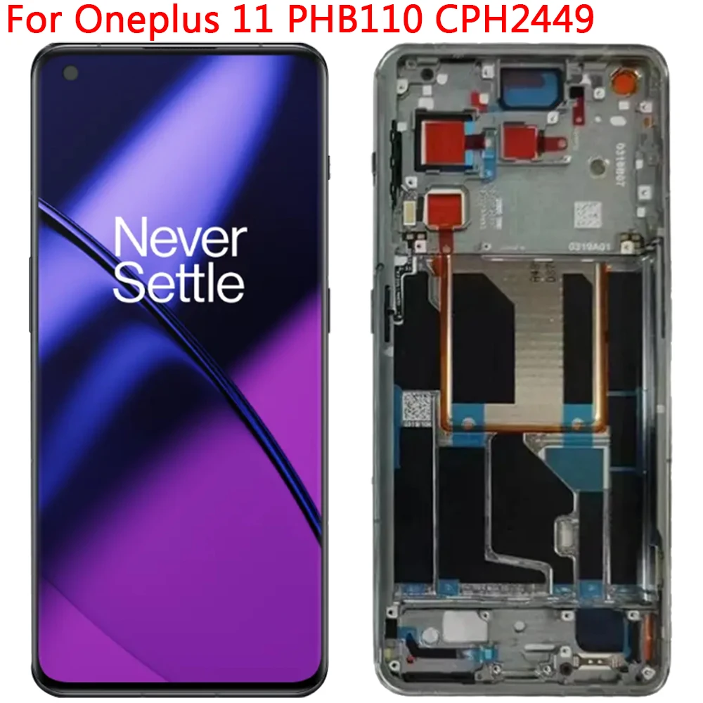 Original-For-Oneplus-11-LCD-Display-AMOLED-Touch-Screen-With-Frame-6-7 ...