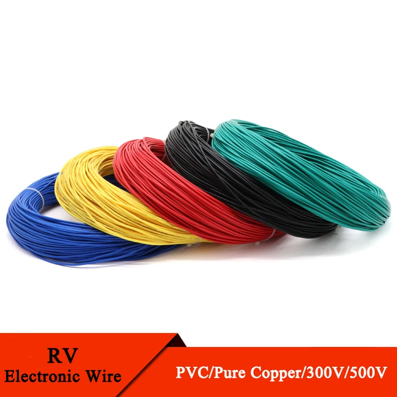 RV-Copper-Wire-Flexible-Cable-Electric-PVC-Electrical-Cable-300-500V ...