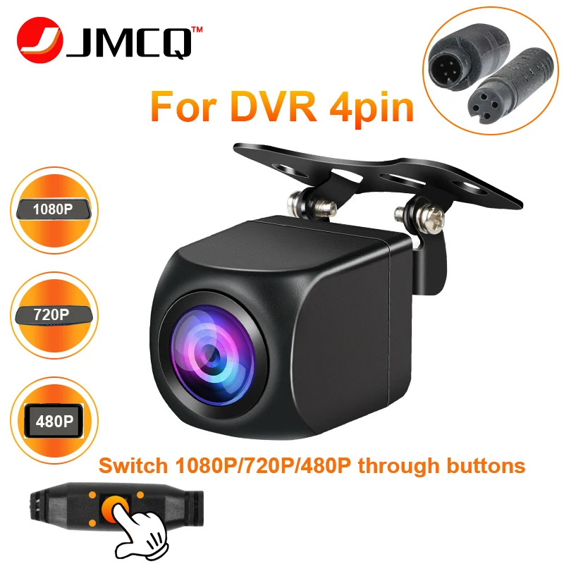 Universal-4-pin-Rear-View-Camera-For-DVR-IP68-Backup-Camera-Waterproof ...