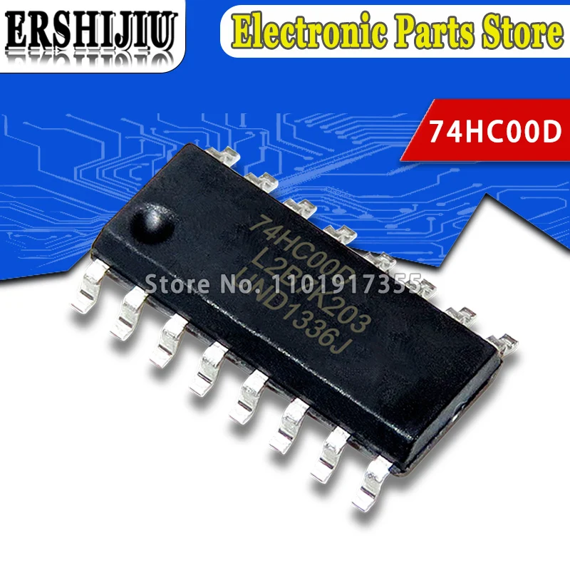 10PCS SN74HC00N 74HC00 SN74HC02N SN74HC04N SN74HC05N SN74HC08N ...