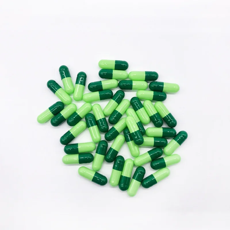 Empty Hard Gelatin capsule shell Green, 00# 0# 1# 500pcs And green ...