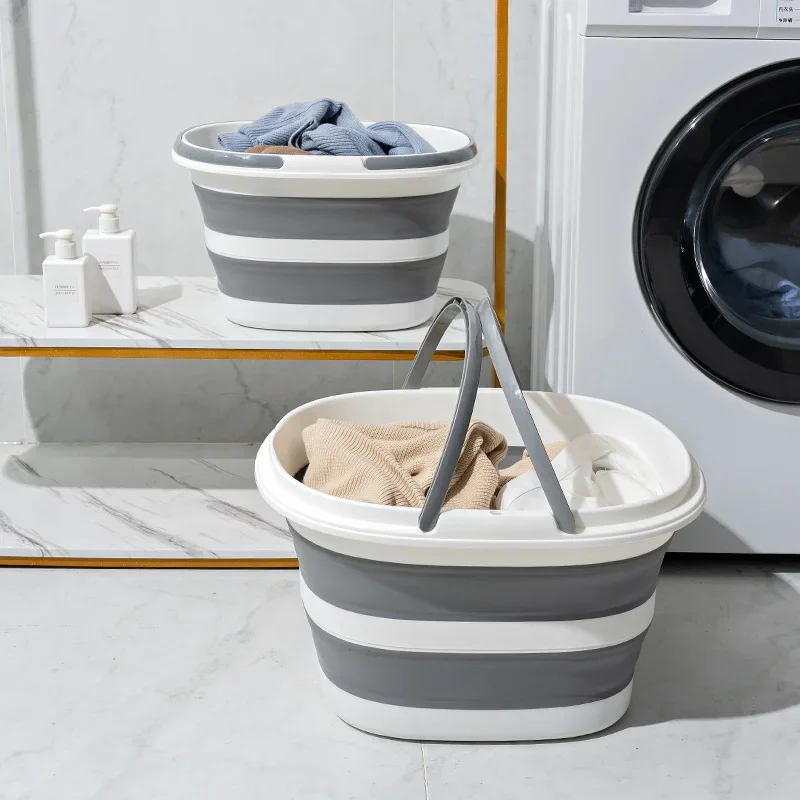 Foldable Water Bucket for Household Portable Student Telescopic Laundry ...