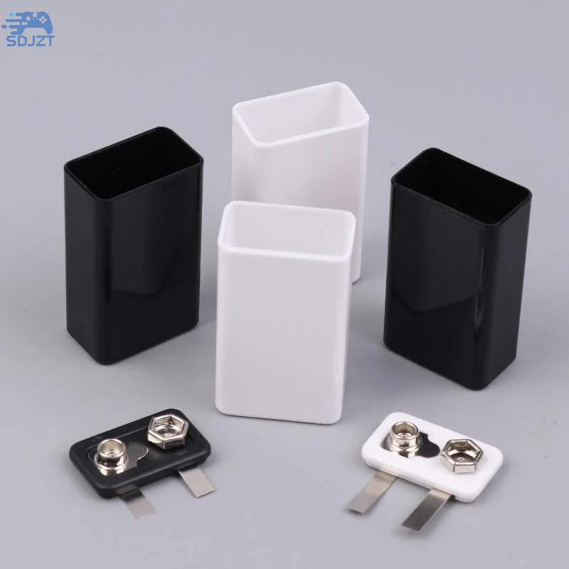 1/5/8Pcs 9V Type-C Battery Case 6F22 Lithium Battery Storage Box Square ...