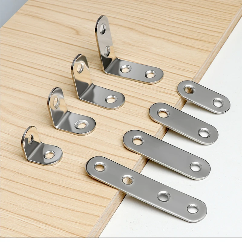 10pcs-Stainless-steel-corner-code-cabinet-cabinet-triangle-fixed ...
