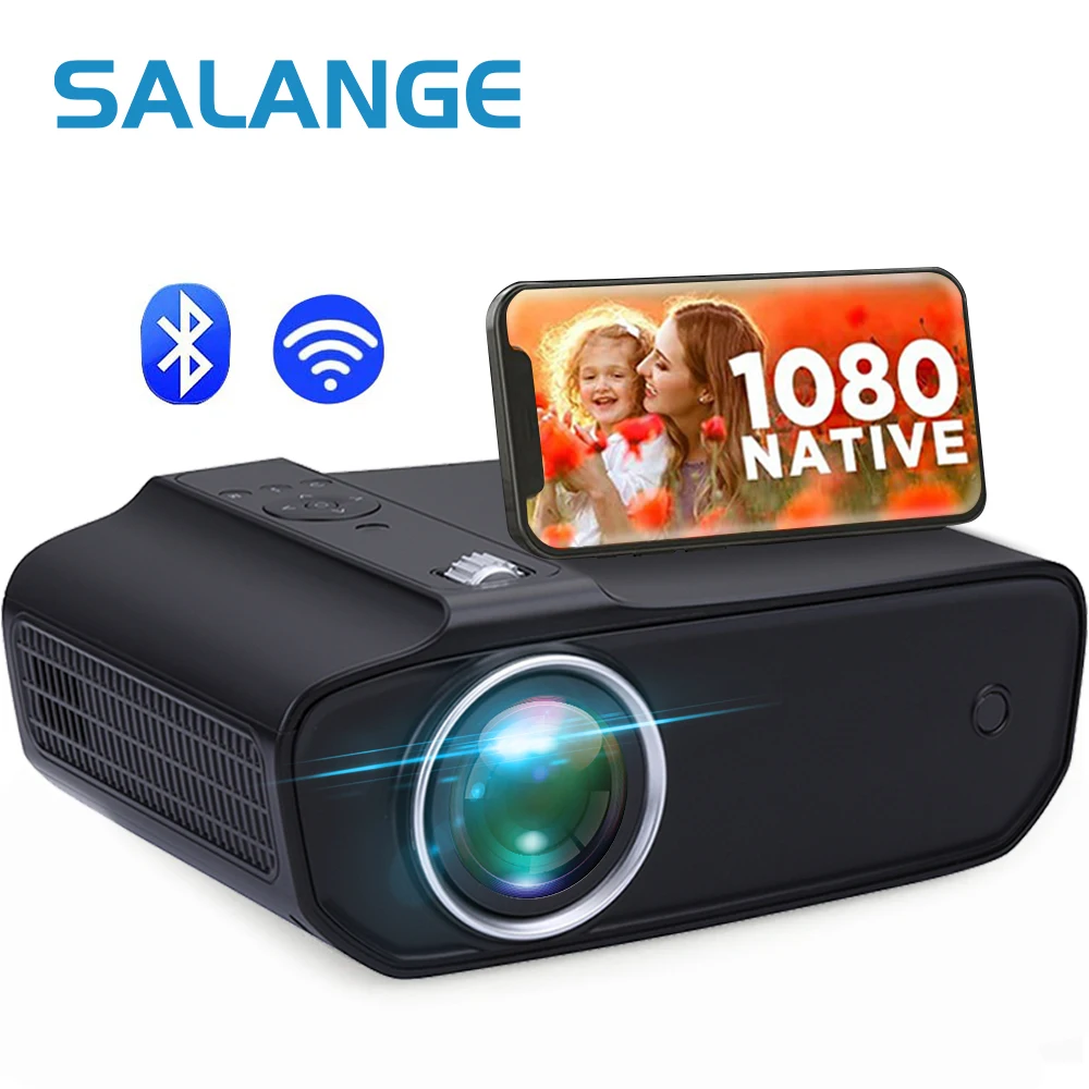 Salange-P69-Projector-Full-HD-1080P-Video-8500-Lumens-Miracast-Video ...