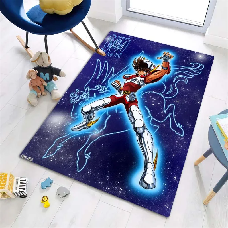 Saint Seiya Printed Carpets cartoon anime Carpet Living Room Bedroom ...
