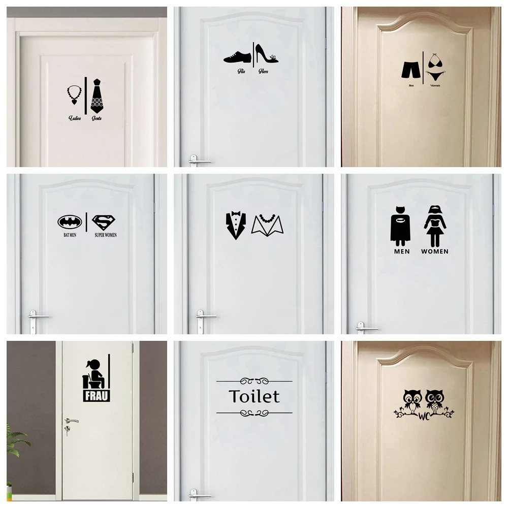 1-pc-diy-toilet-or-WC-Nursery-Wall-Stickers-Vinyl-Art-Decals-For ...