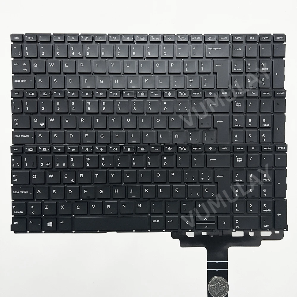 Latin-UK-Spanish-Backlit-Keyboard-for-HP-ProBook-650-G8-650-655-G9-450 ...
