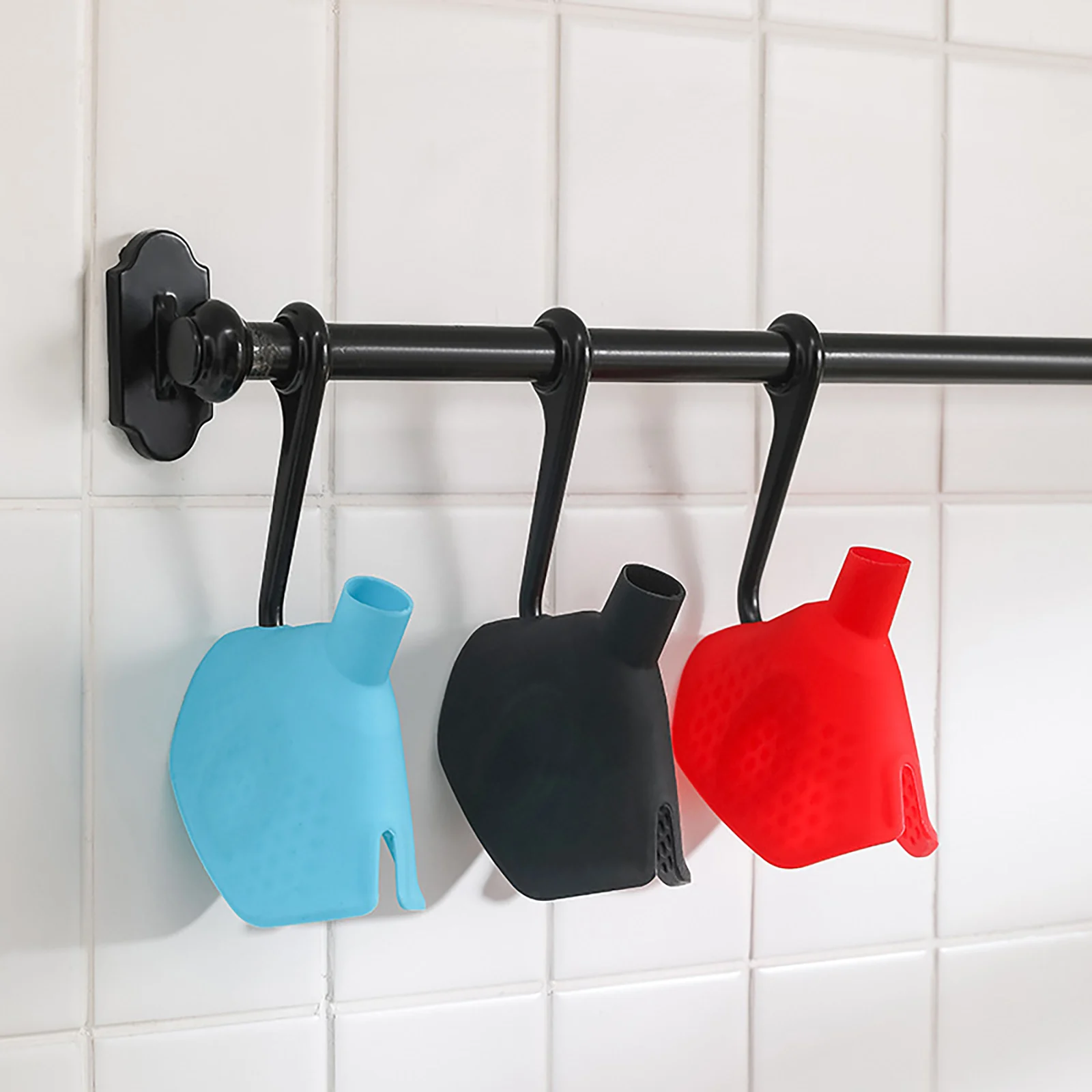 New-Hot-Kitchen-Baking-Anti-scald-Silicone-Funnel-High-Temperature ...