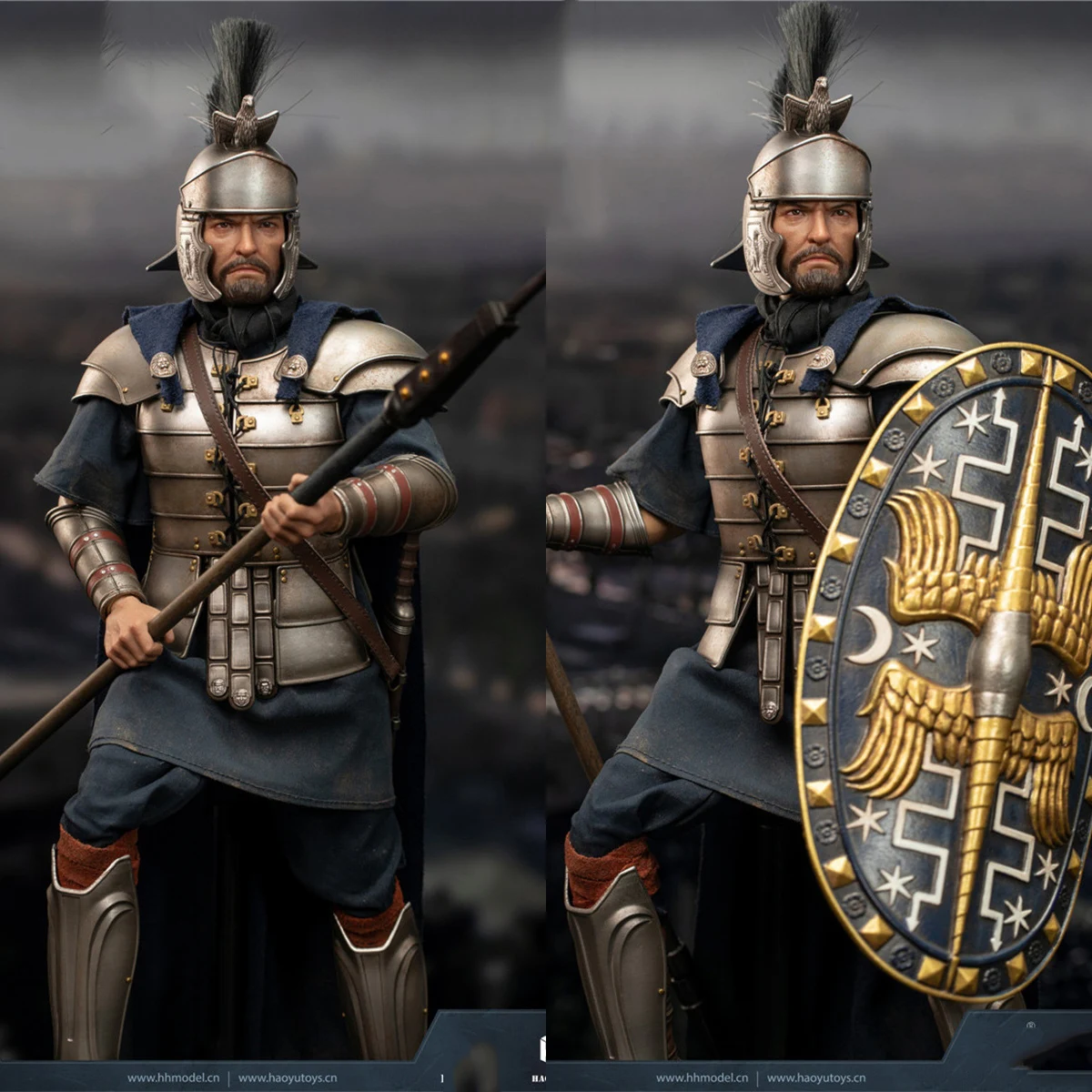 HHMODEL-HAOYUTOYS-HH18073-1-6-Scale-Imperial-Legion-Silver-Armored ...