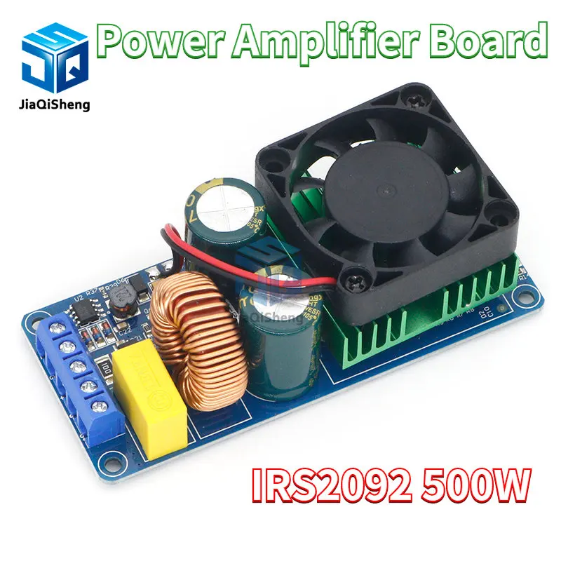 Alta fidelidade potência irs2092 500w mono canal placa amplificador de potência digital classe d ...