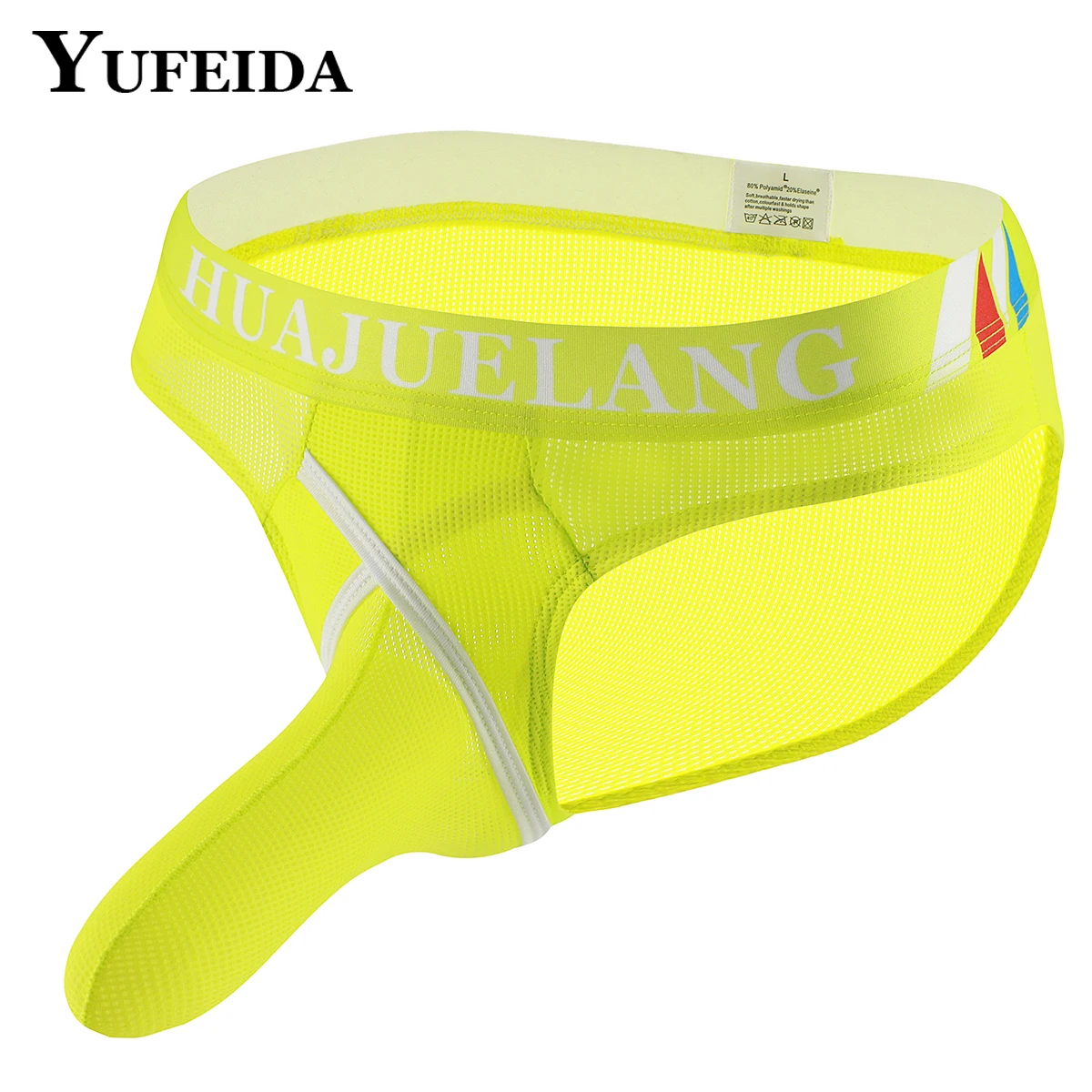 YUFEIDA-Elephant-Nose-Sexy-Men-Underwear-Mesh-Breathable-U-Convex ...