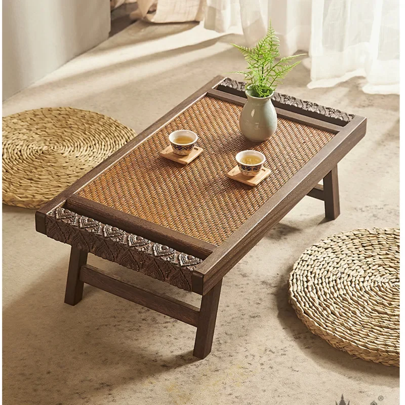 Chinese-Style-Side-Table-for-Bedroom-Solid-Wood-Folding-Room-Desk ...