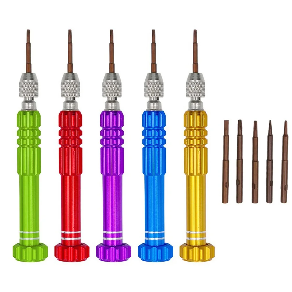 Mini-Screwdriver-Set-5-in-1-Aluminum-alloy-Disassembly-Key-Screw-driver ...