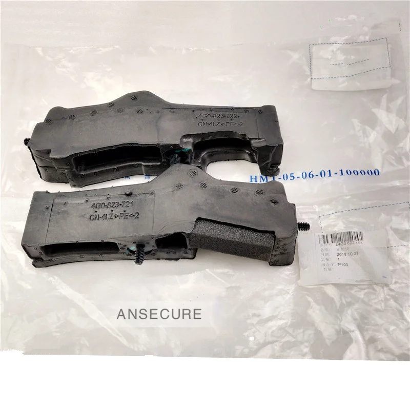 Pair Engine Hood Cover Cushion Damping Sponge Block Foam Buffer Block ...