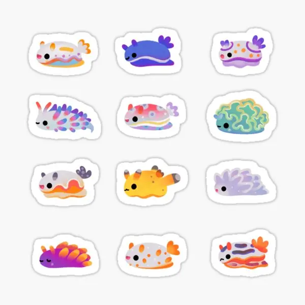 Sea-Slug-Day-5PCS-Stickers-for-Room-Car-Decor-Laptop-Art-Water-Bottles ...