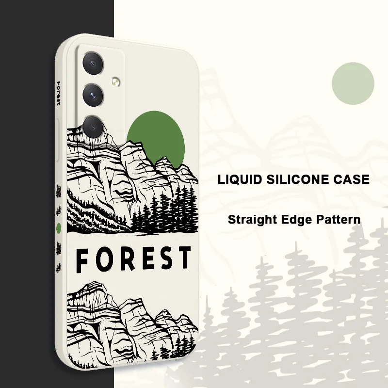 Sunset Forest Phone Case - Nature-Inspired Protective Cover for Samsung ...