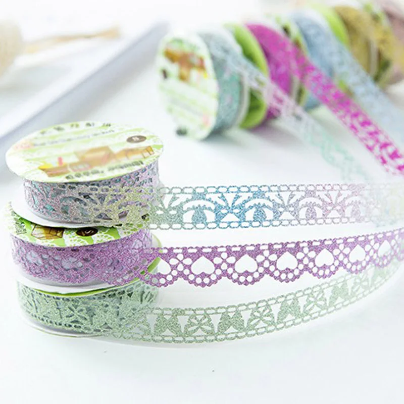11pcs Colorful Creative Lace Tapes Patterns Children DIY Decorative ...