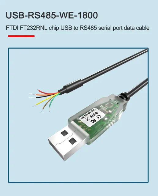 Usb To Rs485 Wire Usb-rs485-we Driver FTDI Cable, USB To RS485 Serial ...