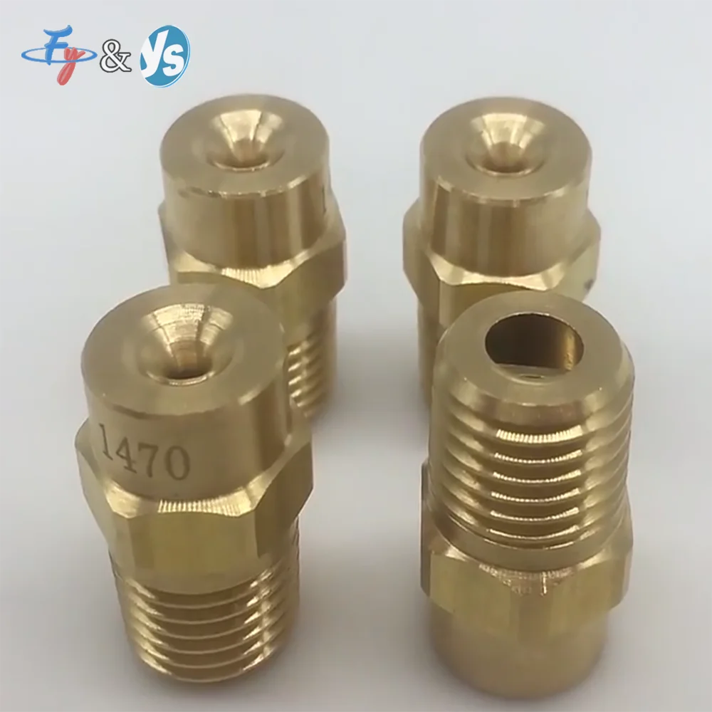YS Brass Solid cone Spray Nozzle Full Cone Spray Nozzles for Steel ...