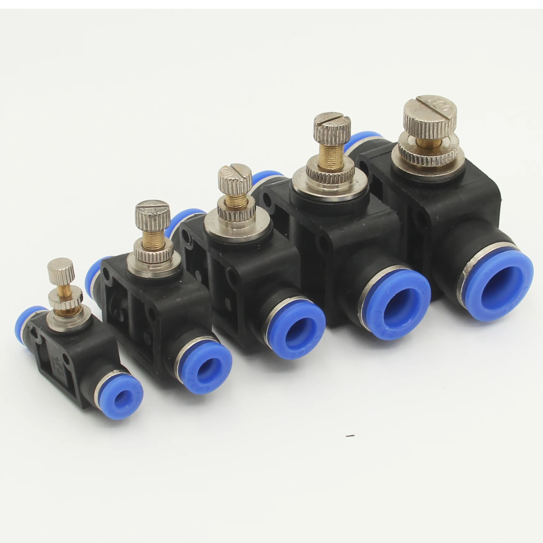 Pneumatics-Air-Throttle-Valve-Speed-Control-Quick-Hose-Tube-Water ...