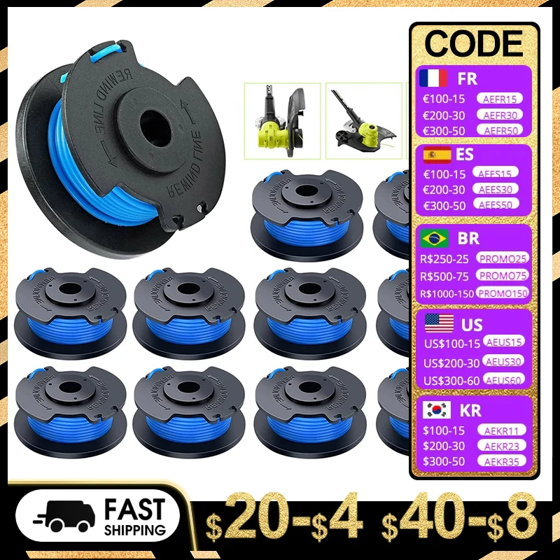 For-Ryobi-One-Spool-Line-For-Ryobi-AC14RL3A-AC14HCA-For-Cordless-Grass ...