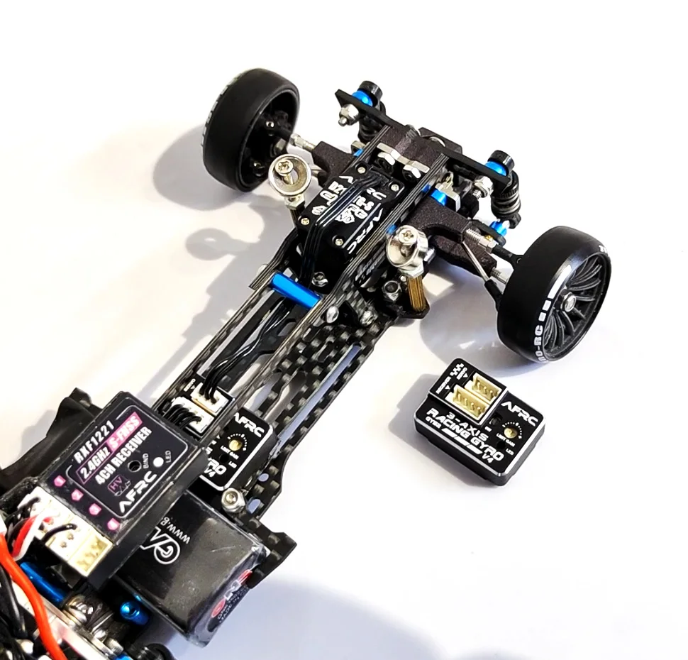 AFRC-GYS-2 V4 3-AXIS Racing Gyro Drift Car Stabilizer EPA AVCS For 1/28 1/24 1/10 RC Car