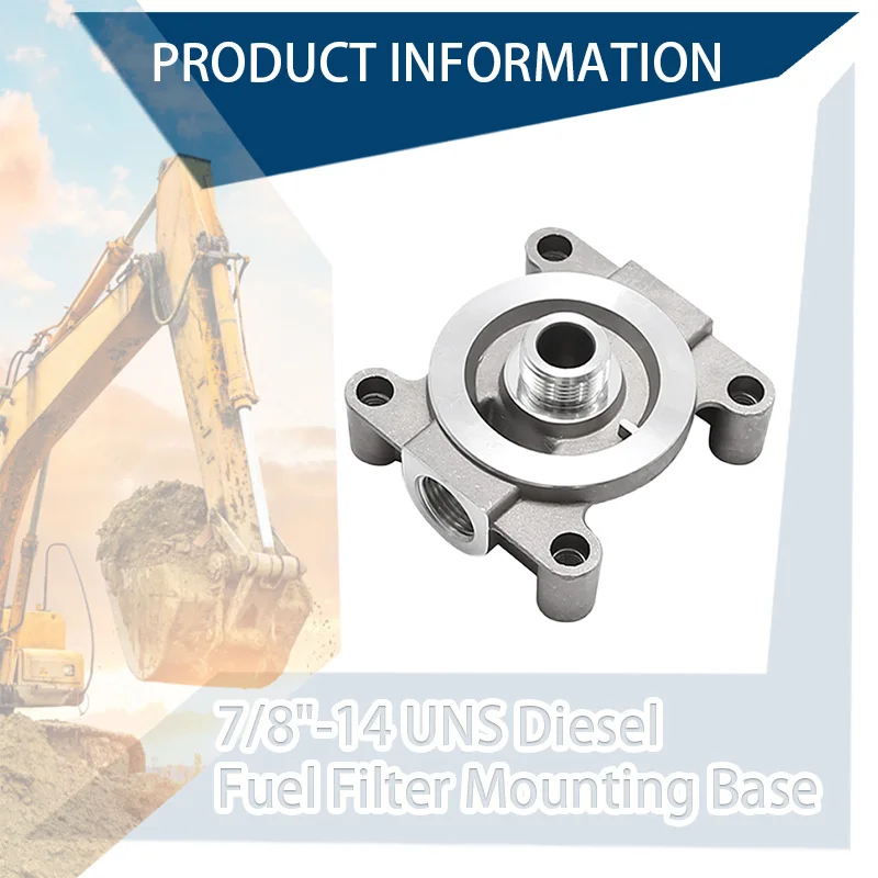 7-8-14-UNS-Diesel-Fuel-Filter-Mounting-Base-for-FF104-FF105-FF105C ...