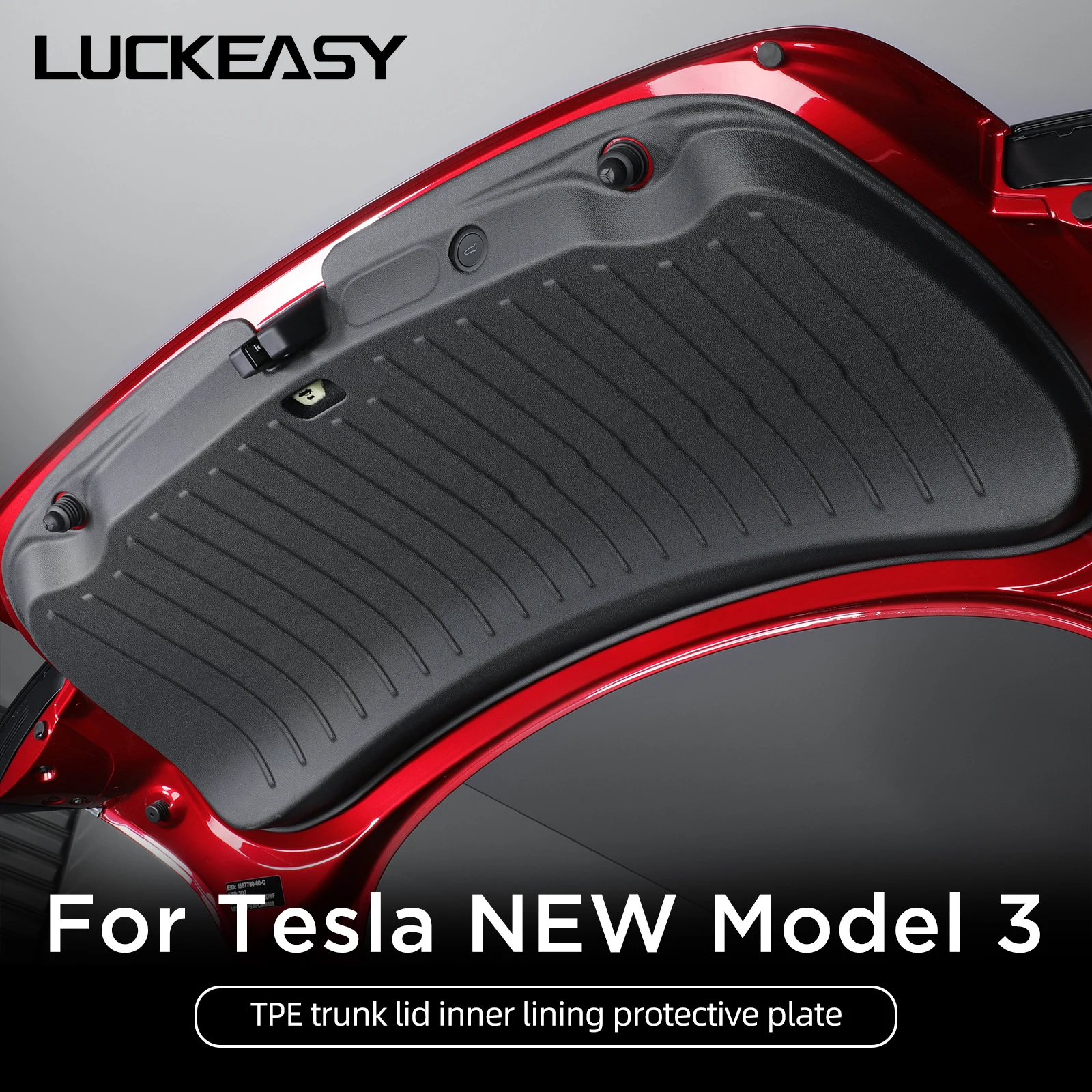 For-Tesla-Model-3-Highland-Car-Trunk-Tailgate-Protection-Pad-Trunk-TPE ...