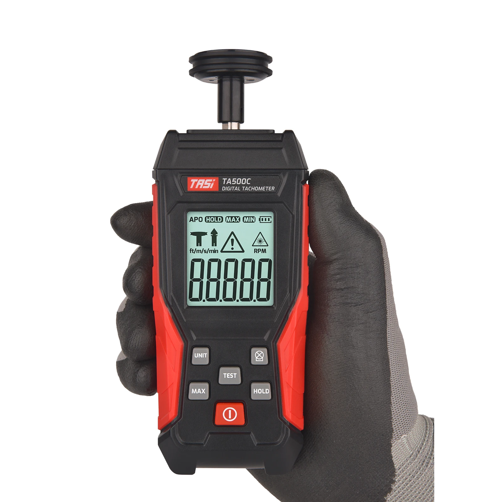 TASI-Contact-Non-contact-Laser-Photo-Tachometer-3-100000RPM-High ...